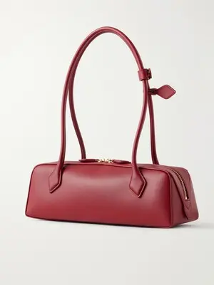 Alaïa Le Teckel Medium Leather Shoulder Bag - Red