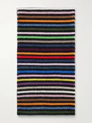 Suzie Kondi Soula Striped Cashmere Scarf - Multi