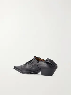 Our Legacy Ranch Envelope Gathered Leather Pumps