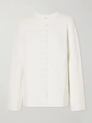 LISA YANG Han Fu Cashmere Knitted Jacket - Neutrals