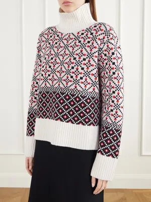 WE NORWEGIANS Telemark Turtleneck Jacquard-knit Merino Wool Sweater