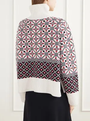 WE NORWEGIANS Telemark Turtleneck Jacquard-knit Merino Wool Sweater