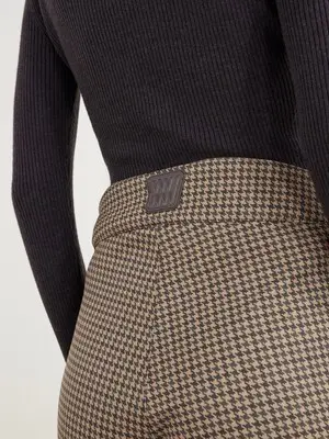 WE NORWEGIANS Glenshee Houndstooth Stretch-shell Flared Ski Pants