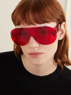 Celine Sundown Shade Aviator-style Injection Sunglasses