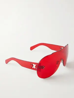 Celine Sundown Shade Aviator-style Injection Sunglasses