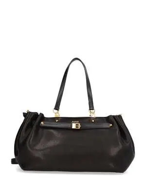 Balenciaga Medium Fan Carryall Handbag - Black