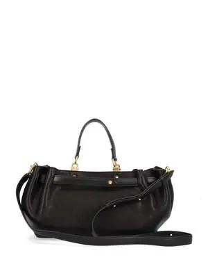 Balenciaga Small Fan Carryall Handbag - Black