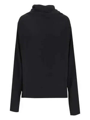 TOTEME Cowl Neck Blouse - Black