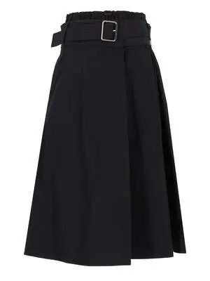 LOEWE Loewe Women Technical Cotton Fabric Skirt