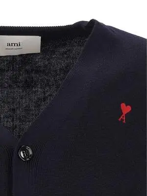 AMI Paris Cardigan - Blue