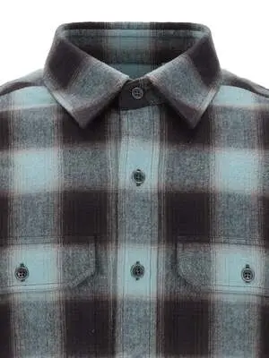 TOM FORD Cotton Flannel Plaid Shirt
