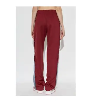 Off-White Logo Printed Straight Leg Pants