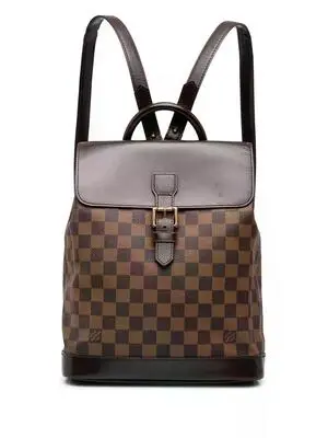 LOUIS VUITTON 2008 Damier Ebene Soho Backpack