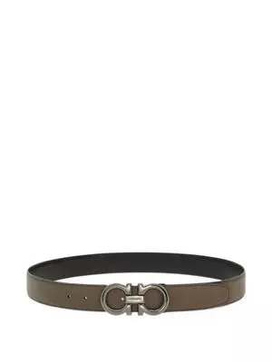 FERRAGAMO Reversible And Adjustable Gancini Belt