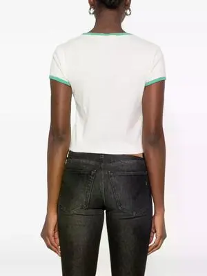MOTHER Graphic-print Ringer T-shirt