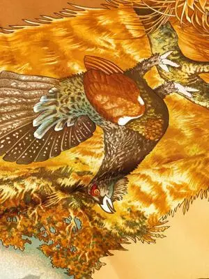 Hermès 20th Century Les Quatre Saisons Silk Scarf 90 Scarves