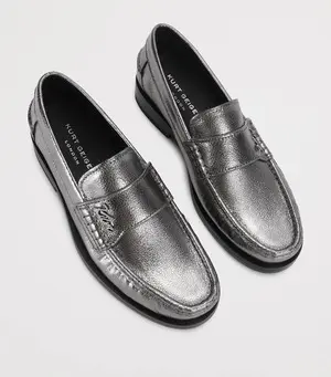 Kurt Geiger Leather Lombard Loafers