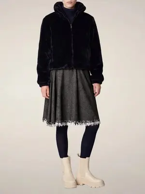 SAVE THE DUCK Reversible Faux Fur Jacket