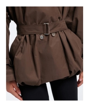 Magda Butrym Belted Hooded Cotton Jacket