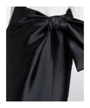 Simkhai Waist-cinching Big Bow Dress
