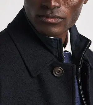 Corneliani Virgin Wool-cashmere Overcoat