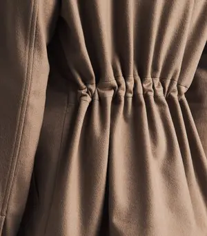 Corneliani Cashmere Suede-trimmed Shacket