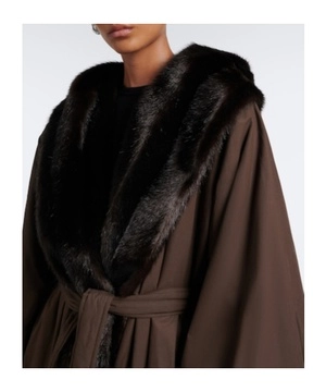 Magda Butrym Cotton Wrap Coat