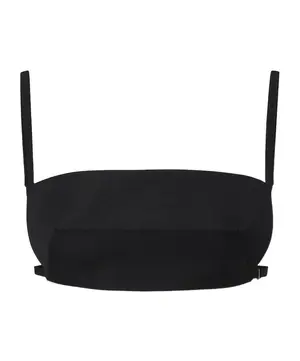 JIL SANDER Open-back Wool And Silk Bandeau Top