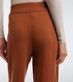 Jardin Des Orangers Wool And Cashmere Wide-leg Pants
