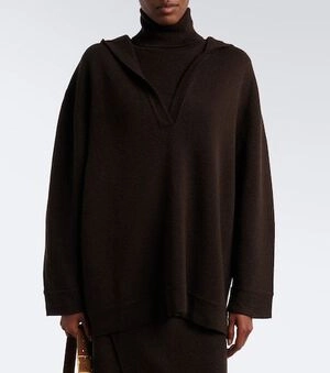 Jardin Des Orangers Hooded Wool And Cashmere Sweater