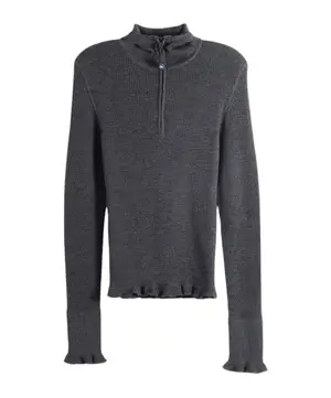 Cecilie Bahnsen Zip-up Knit Top - Grey