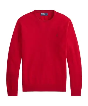 Polo Ralph Lauren Embroidered-pony Wool Sweater - Red