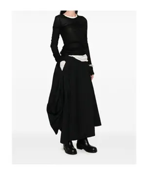 Comme Des Garçons Asymmetric Draped Skirt