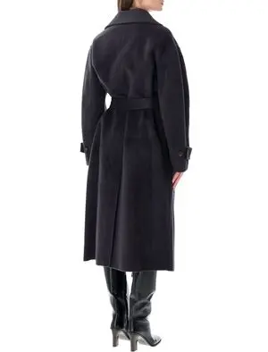 Soeur James Belted Long Coat