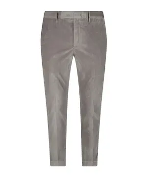 PT TORINO Casual Trousers With Belt Loops - Gray