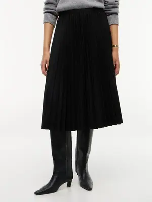 Tommy Hilfiger Pleated Midi Skirt