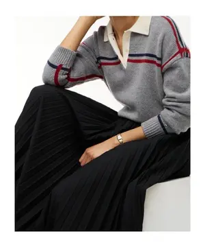 Tommy Hilfiger Pleated Midi Skirt