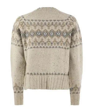 MC2 SAINT BARTH Merida Fair Isle Knitted Sweater