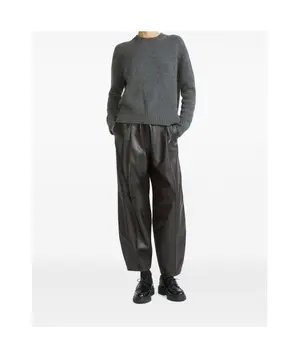 YVES SALOMON Leather Balloon Trousers