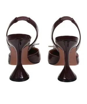 Amina Muaddi Pointed-toe High-heeled Sandals