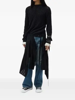ANN DEMEULEMEESTER Long-sleeve Knit Top