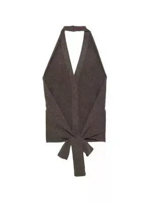 VANISE Cashmere Halterneck Vest
