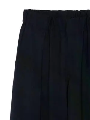 LANEUS Pleated Elasticated-waist Trousers