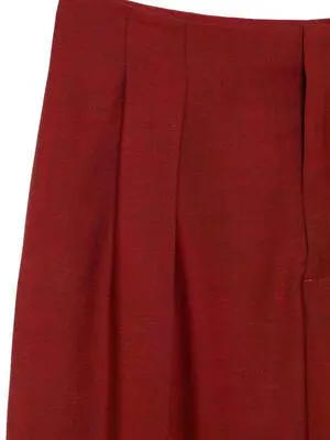 Lacoste Pleated-detail Straight-leg Trousers