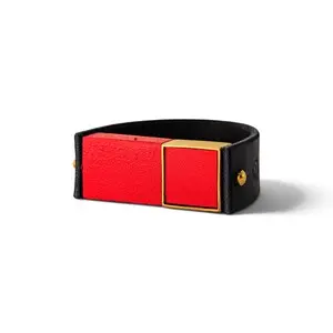 SVETLANA VUKOV Block Bracelet Red