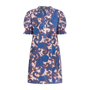 BINDU Lourdes Dress In Cobalt - Blue