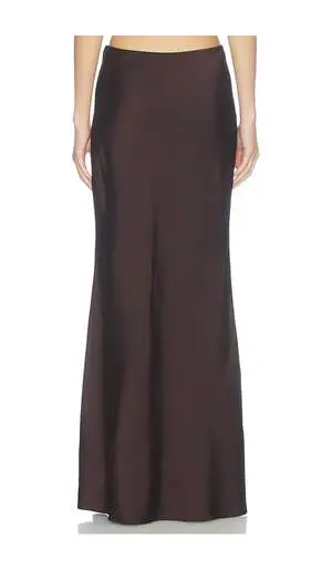 Rococo Sand Maxi Skirt In Chocolate