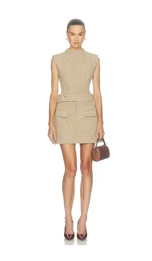 Oddmuse Wool Mix Tweed Sleeveless Top