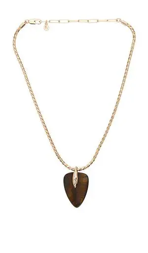 Ettika Solstice Pendant Choker In Metallic Gold - Multi
