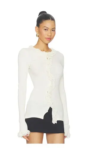OPERASPORT Cecilia Seamless Cardigan In Neutral